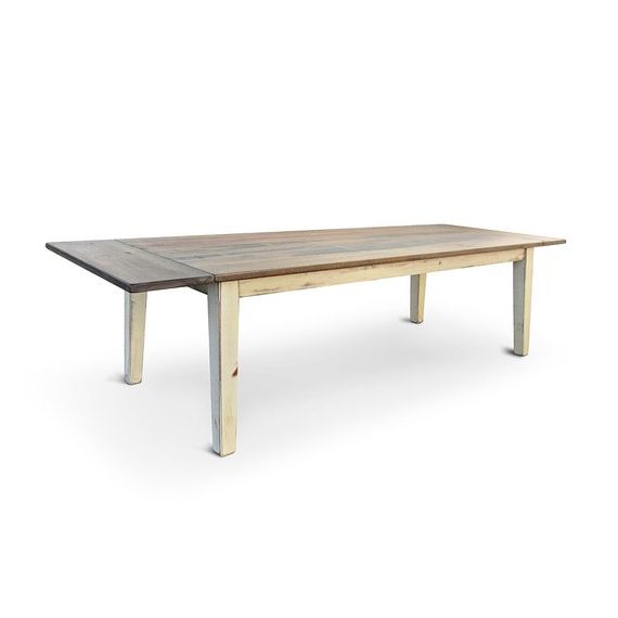 Tiberon Farmhouse Table with Breadboard Extensions | Vintage Mill Werks ...