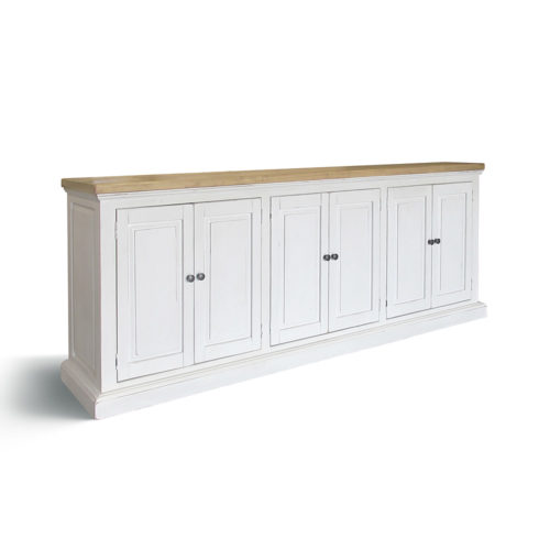 6 Door Wellington Console Cabinet w/knobs